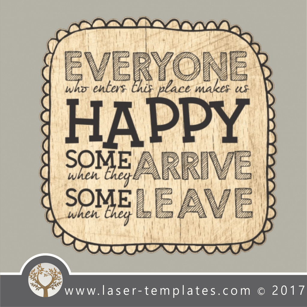Funny sign template, online vector design store for laser cut and ...