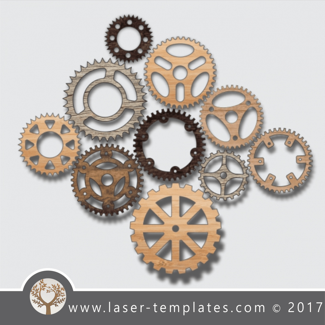 Laser cut gear templates. online design store. – Laser Ready Templates
