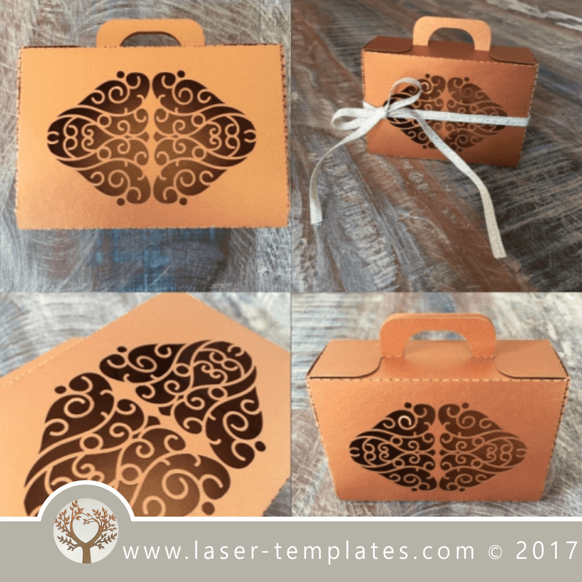 Laser cut wedding gift box template. – Laser Ready Templates