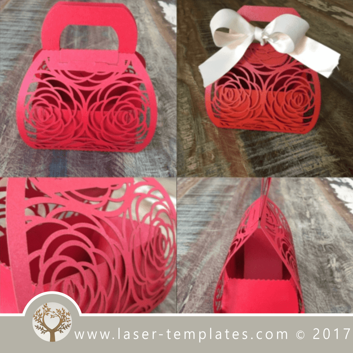 Laser cut wedding gift box template. – Laser Ready Templates