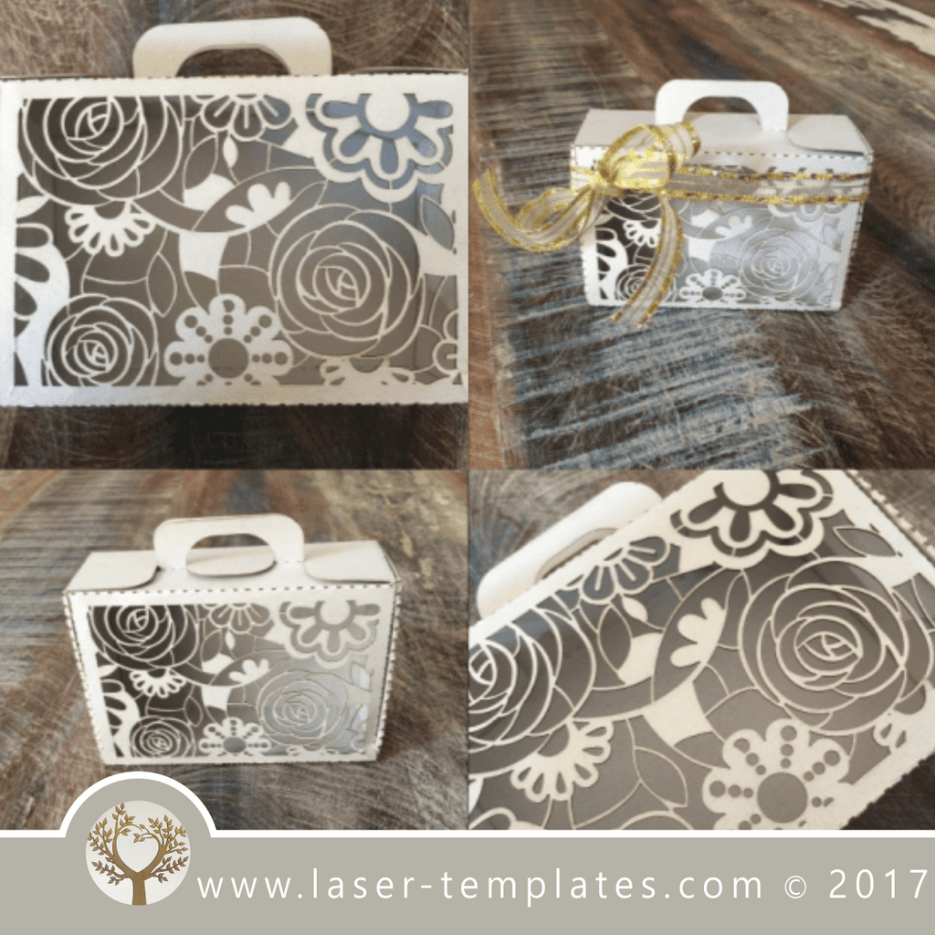 Laser cut wedding gift box template. – Laser Ready Templates