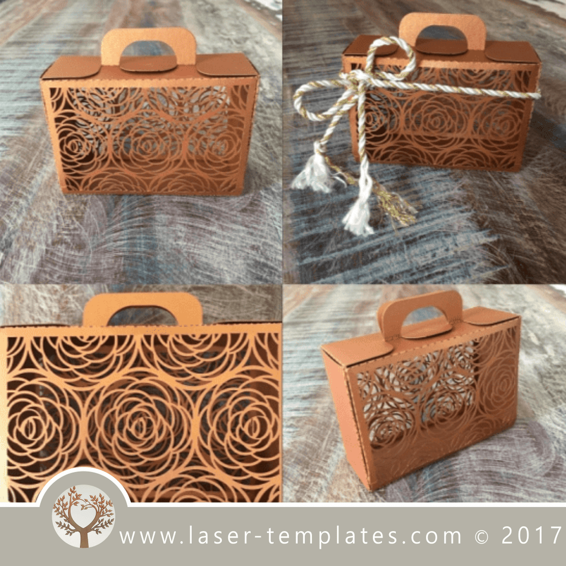 Laser cut wedding gift box template. – Laser Ready Templates