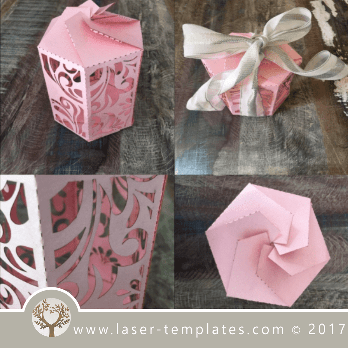 Laser cut Paper Box Templates. Search 1000's of online design patterns ...