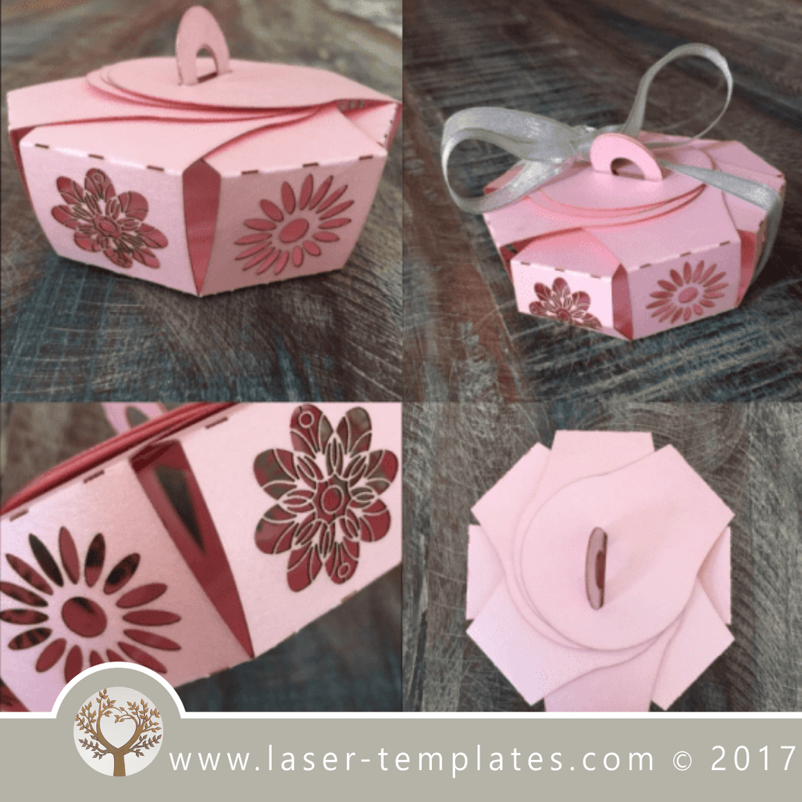 Laser cut Paper Box Templates. Search 1000's of online design patterns ...