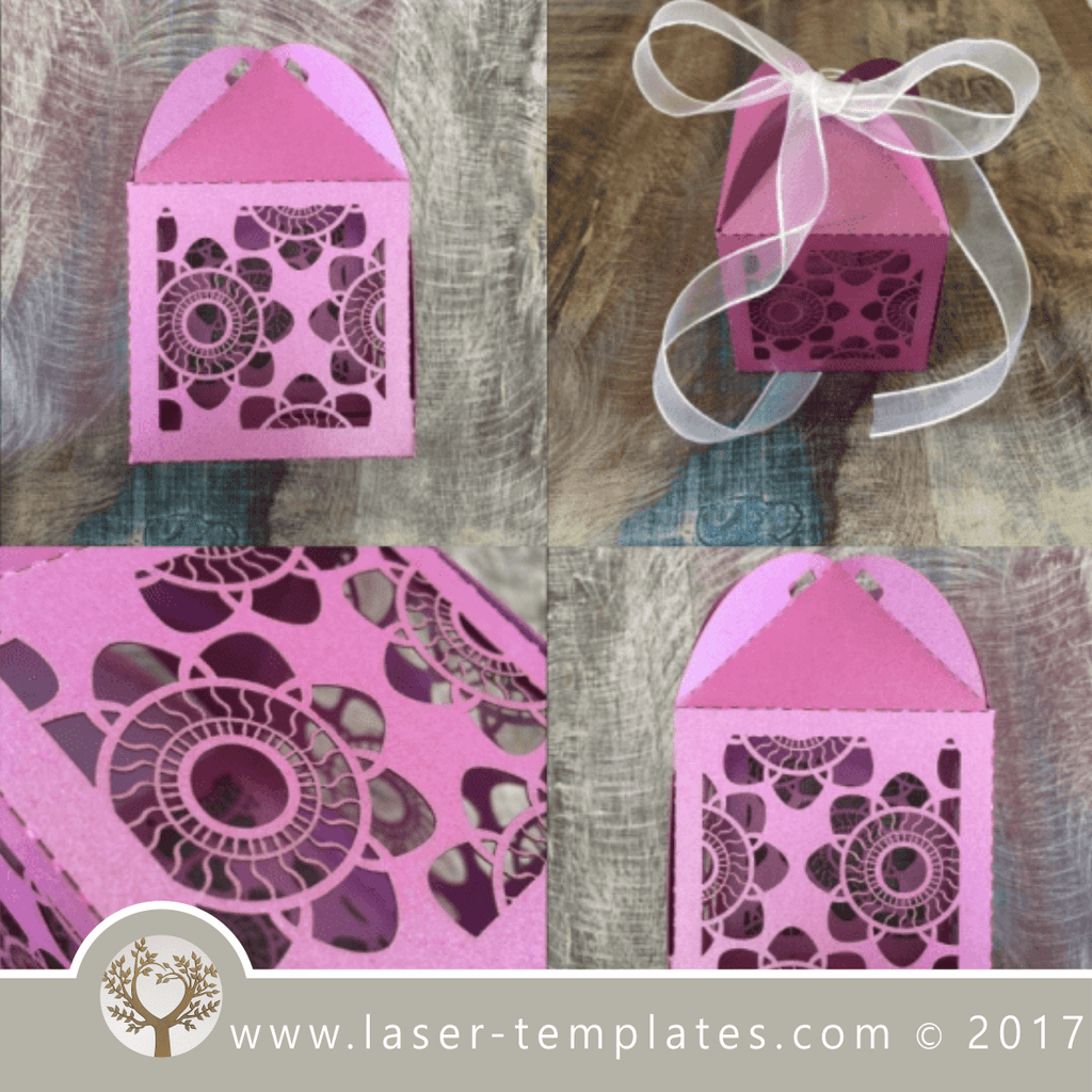 Laser cut wedding gift box template – Laser Ready Templates