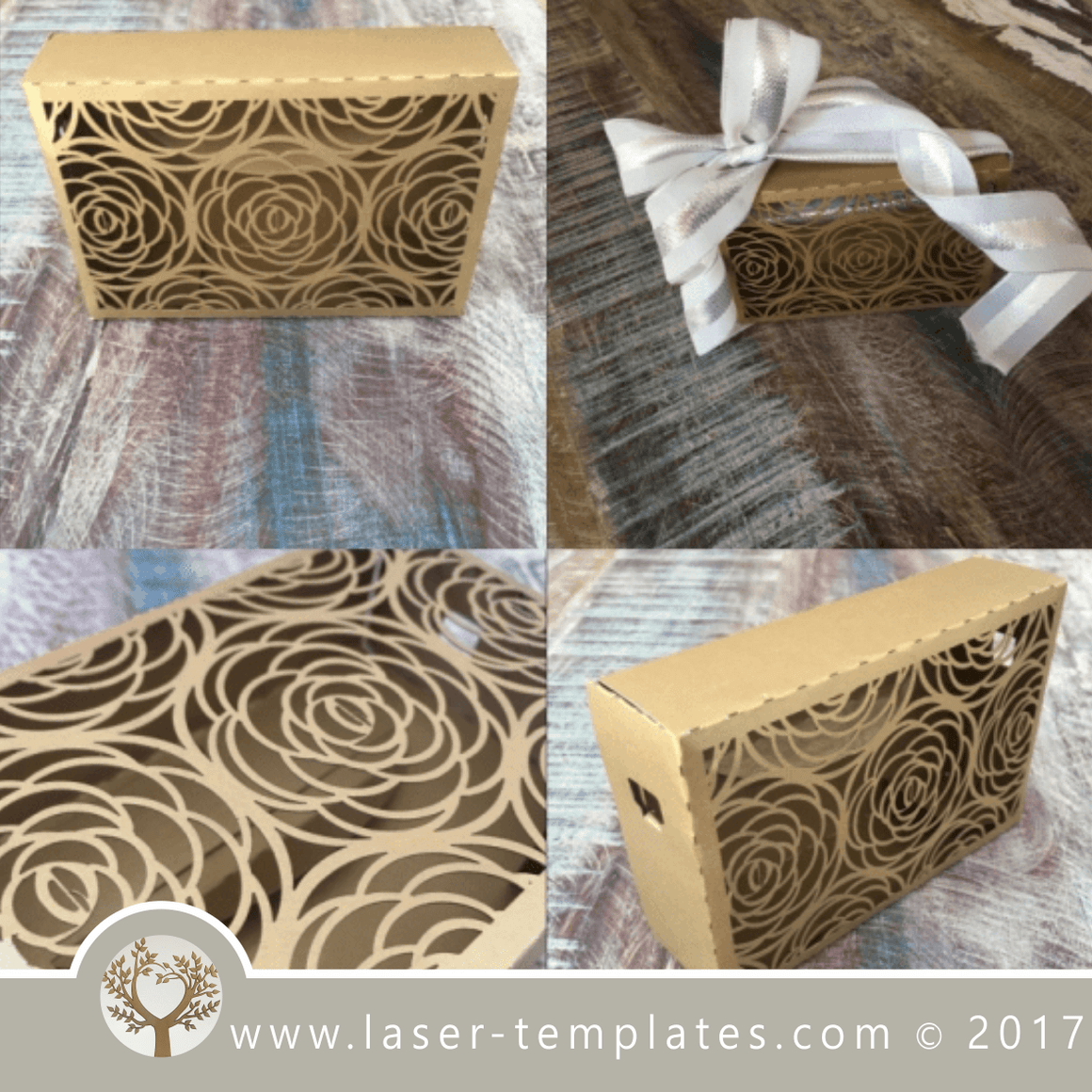 Laser cut Paper Box Templates. Search 1000's of online design patterns ...