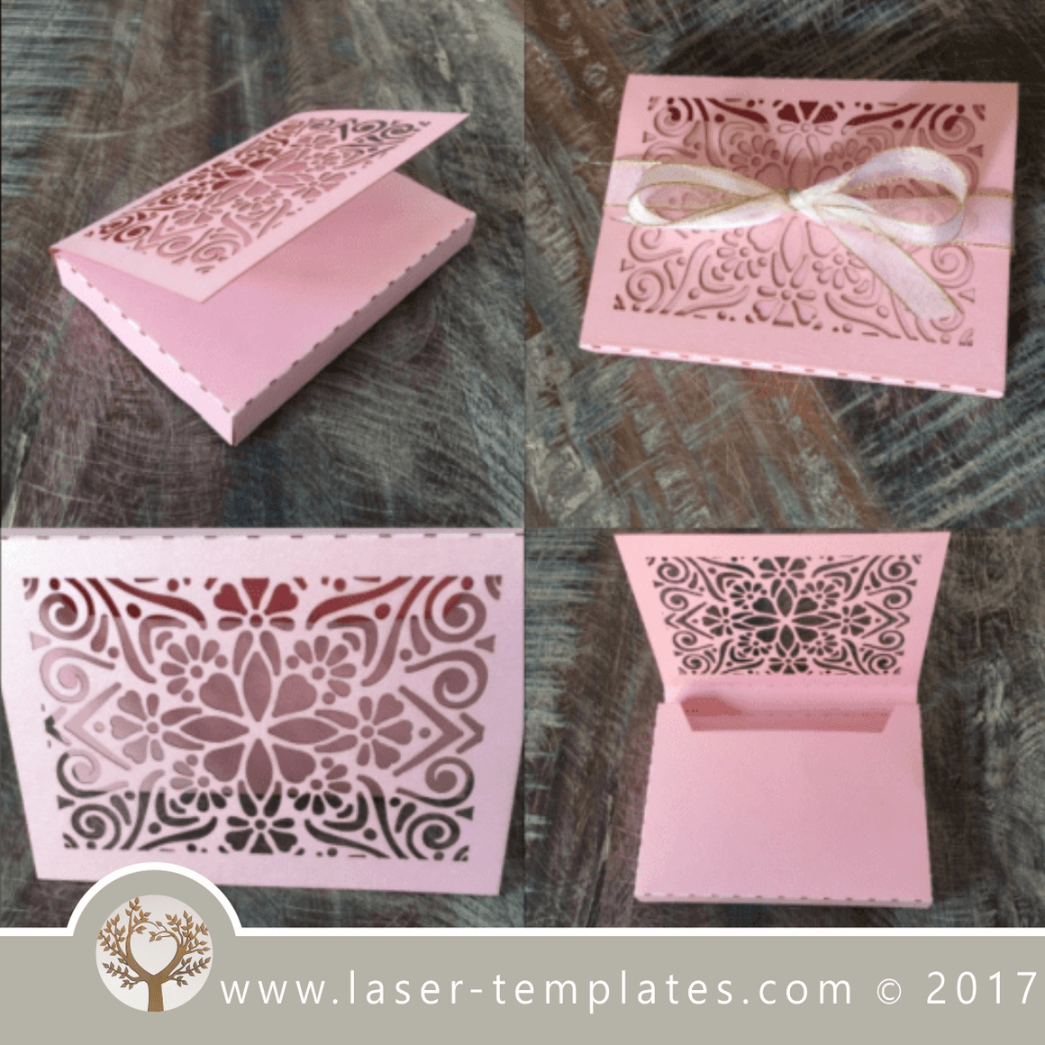 Laser cut wedding gift box template. – Laser Ready Templates