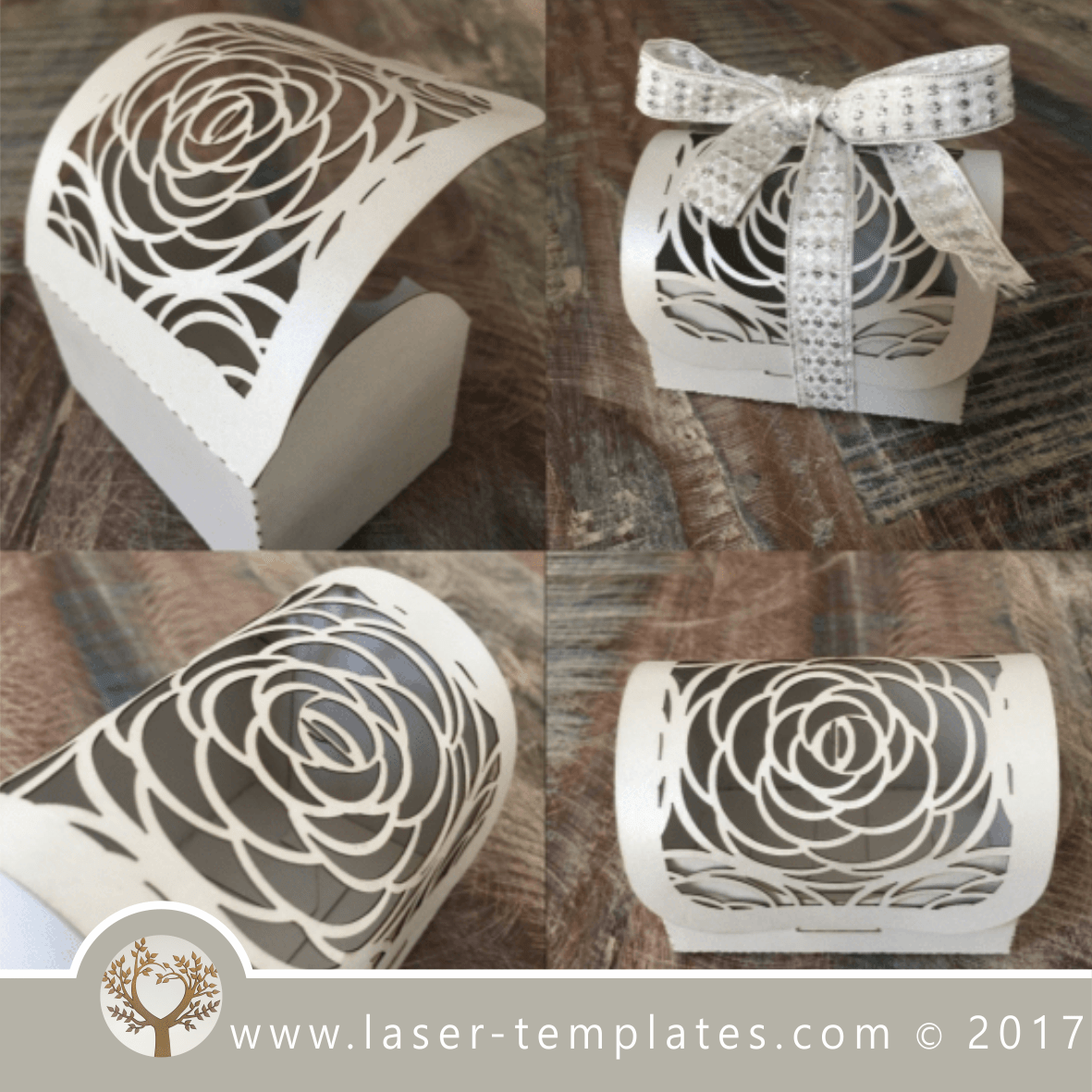 Laser cut wedding gift box template. – Laser Ready Templates