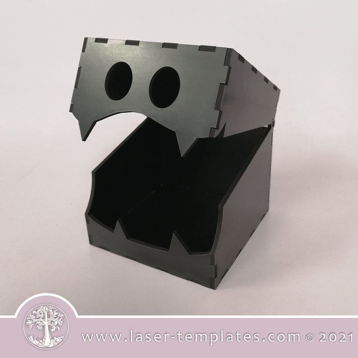 Laser Ready Halloween Monster Box 4 Vector File – Laser Ready Templates