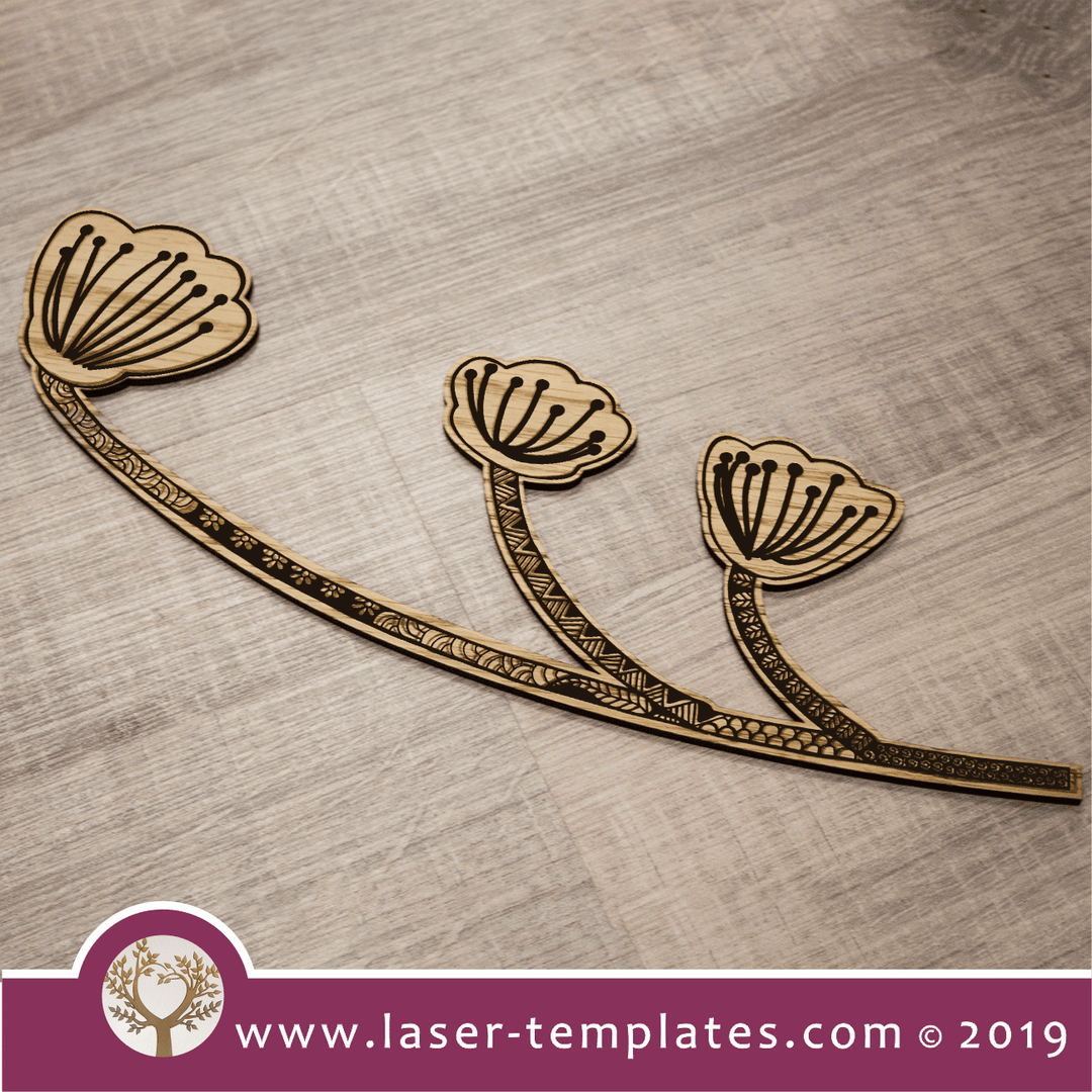 Laser Cut Flowers & Plants Template Collection. Laser Ready Templates ...