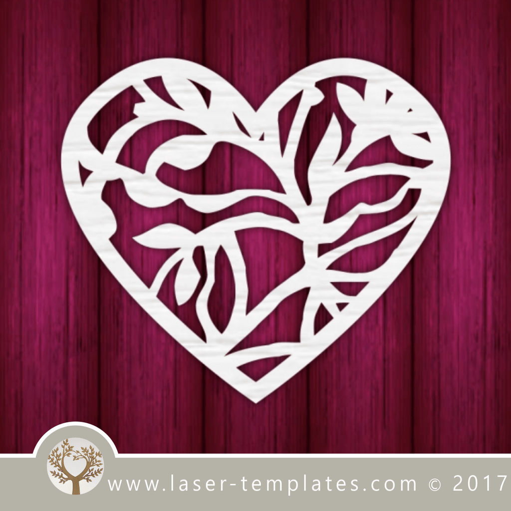 Heart template laser cut online store, free vector designs every day ...