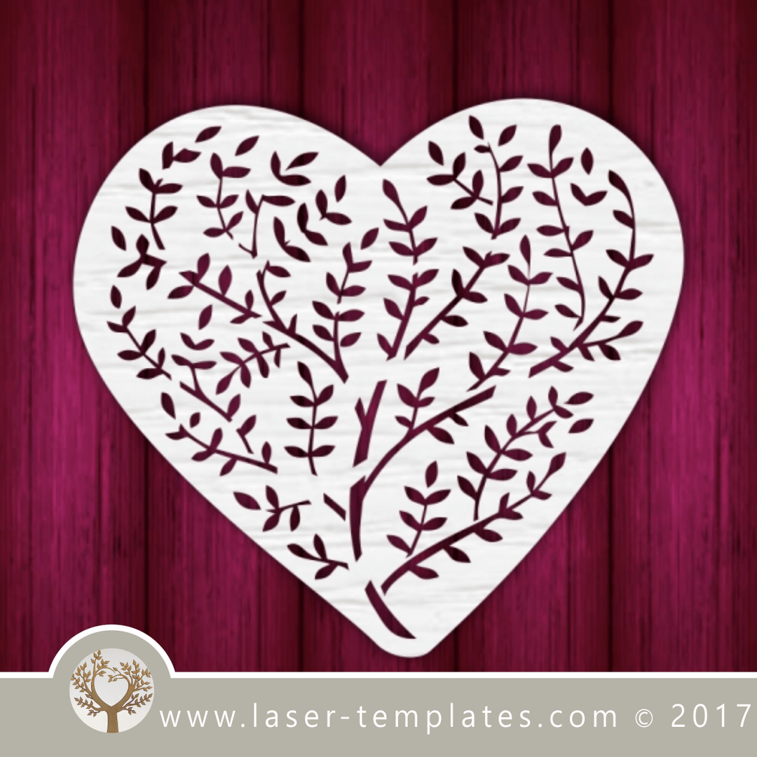Heart template laser cut online store, free vector designs every day ...