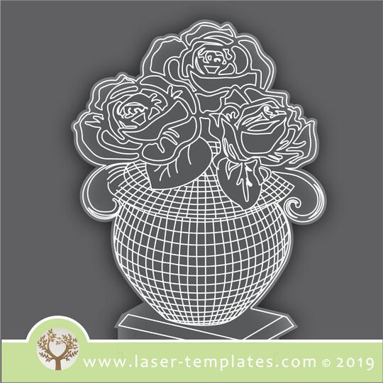 Laser Cut Flower Pot and Vase Designs – Tagged "Engraving" – Laser ...