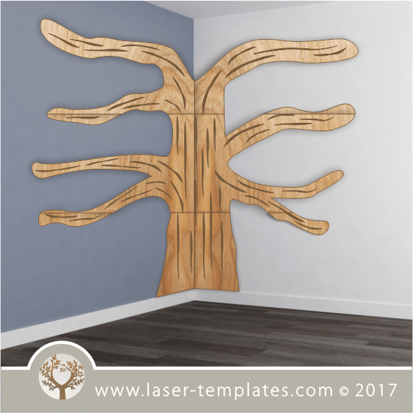 Life Size laser cut Tree Puzzle Template from Laser templates – Laser ...