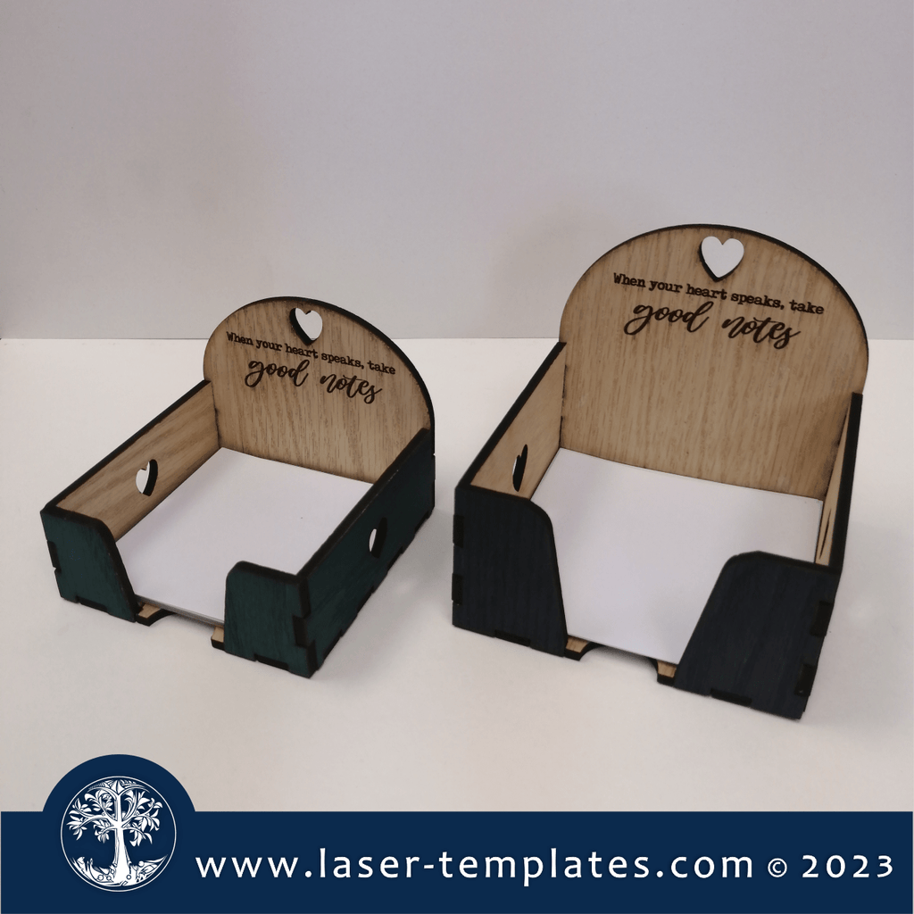 Memo Note Holder – Laser Ready Templates