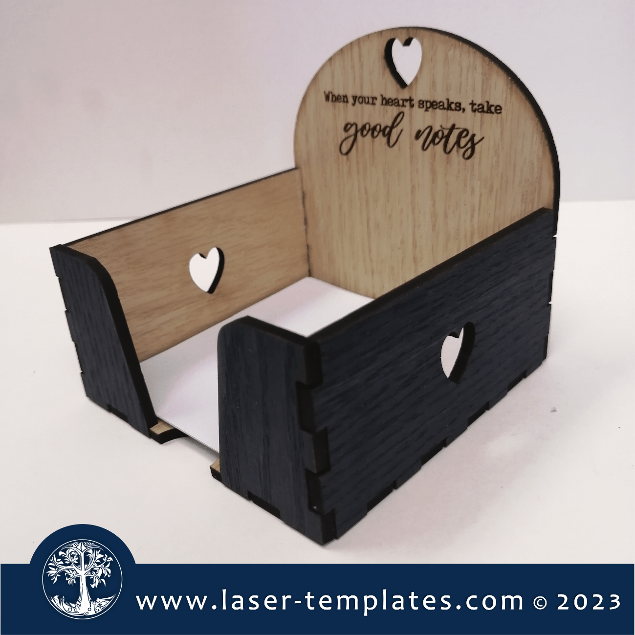 Memo Note Holder – Laser Ready Templates