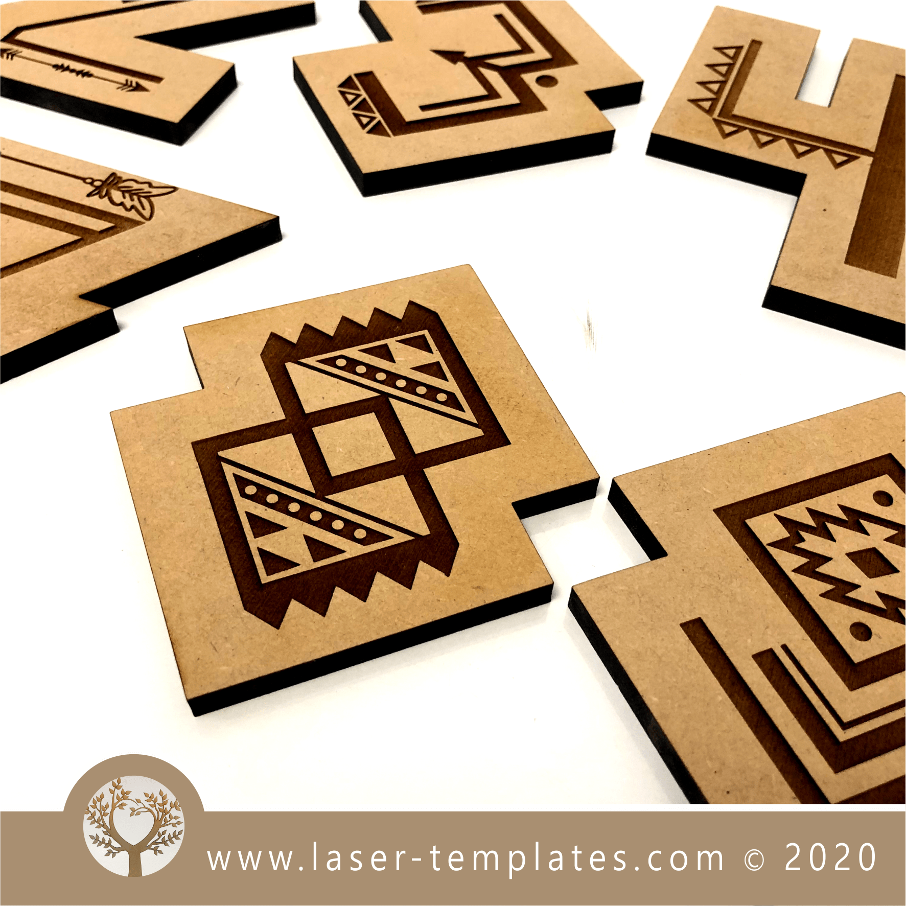 Laser Ready Native American Number Set Vector File – Laser Ready Templates