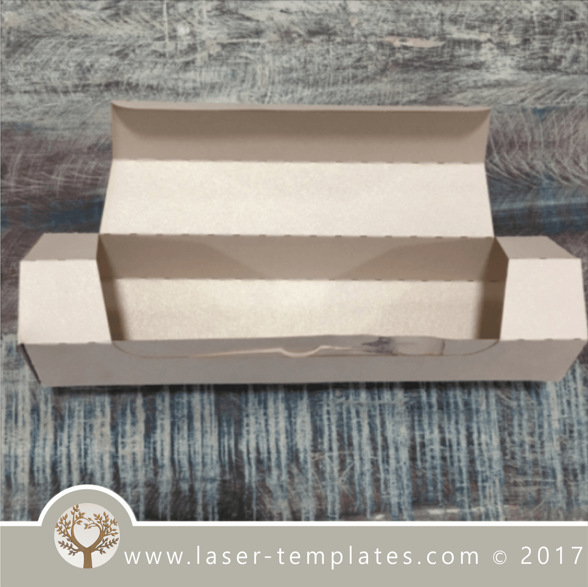 Paper box template for laser or hand cutting. Vector design. – Laser ...