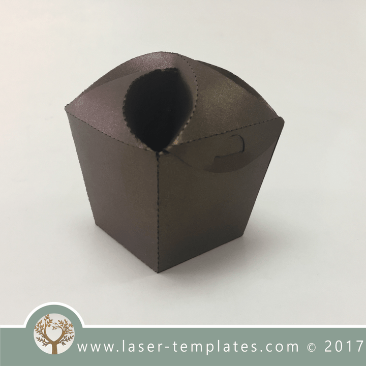 Laser Cut Template for Paper Box 14, Download Vector Designs Online ...