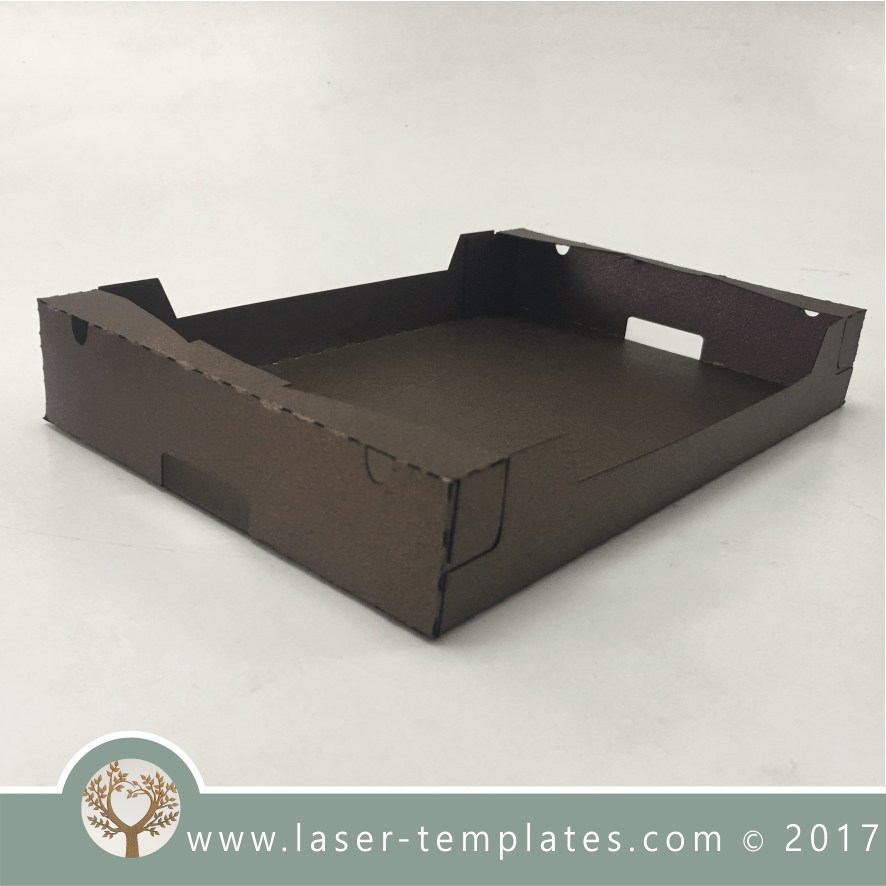 Laser Cut Template for Paper Box 27, Download Vector Designs Online ...