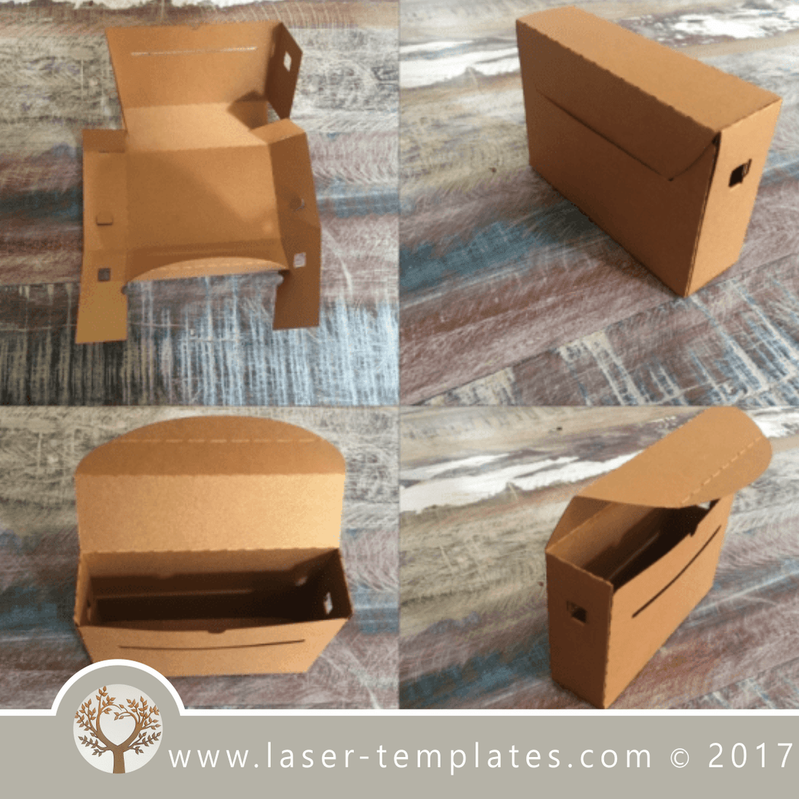 Laser cut Paper Box Templates. Search 1000's of online design patterns ...