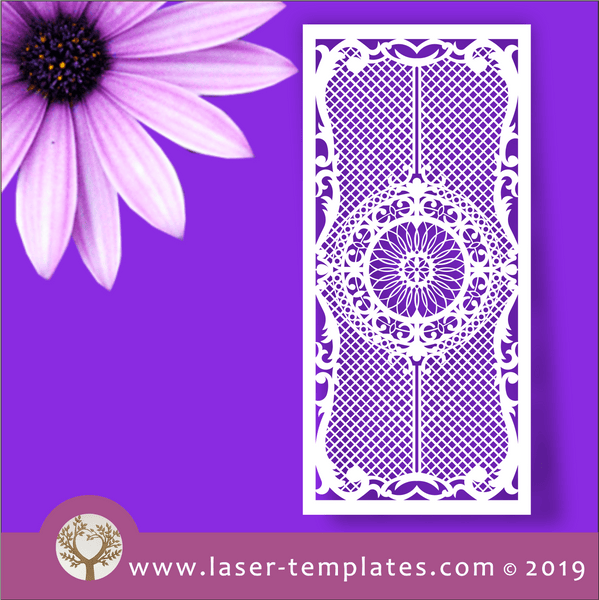 Laser cut template for Pattern 5 Stencil – Laser Ready Templates