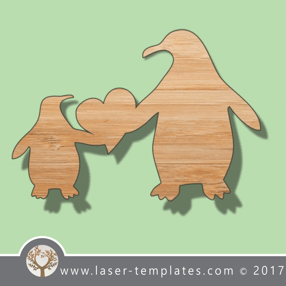 Penguin template, online laser cut design store. Download Vector ...