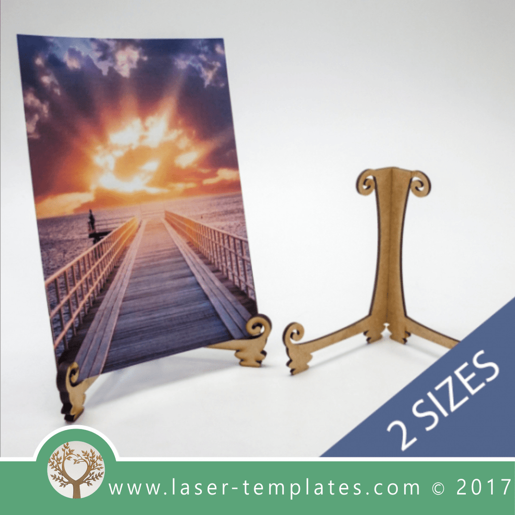photo stand template, online Laser cut design store. – Laser Ready ...