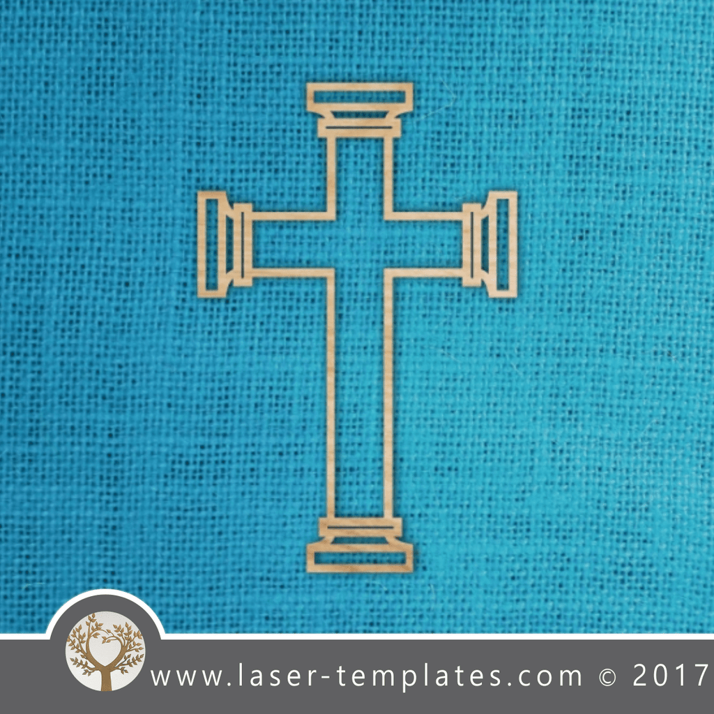 Laser cut cross template, pattern, design. Free vector designs every ...