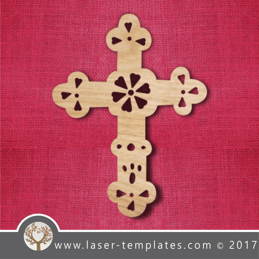Laser cut cross template, pattern, design. Free vector designs every ...