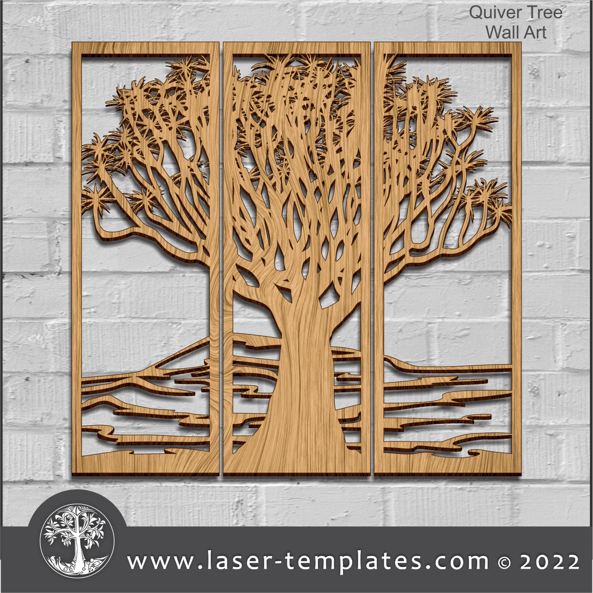 Laser cut Tree Template collection. Download Vector designs. – Laser ...