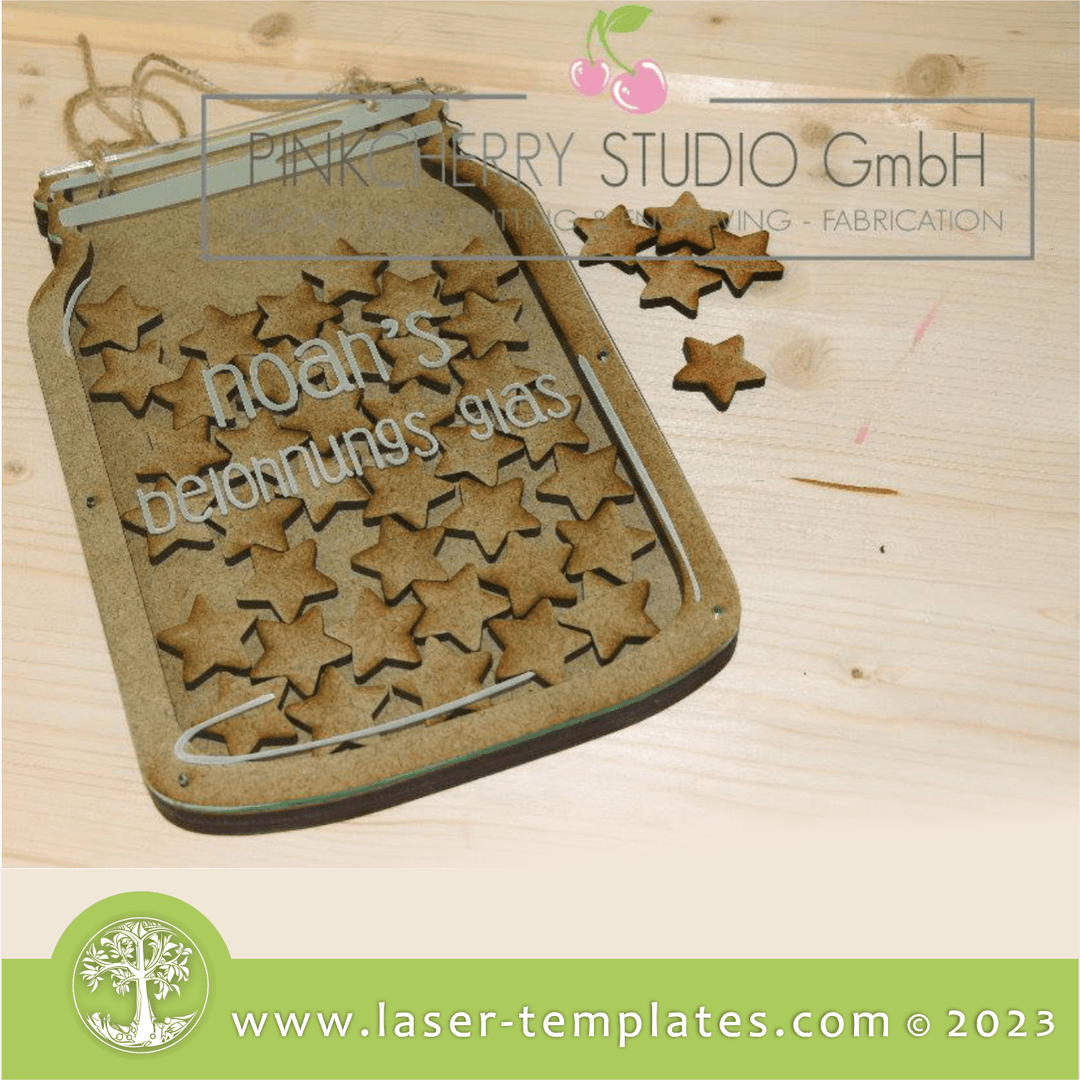Reward Jar – Laser Ready Templates