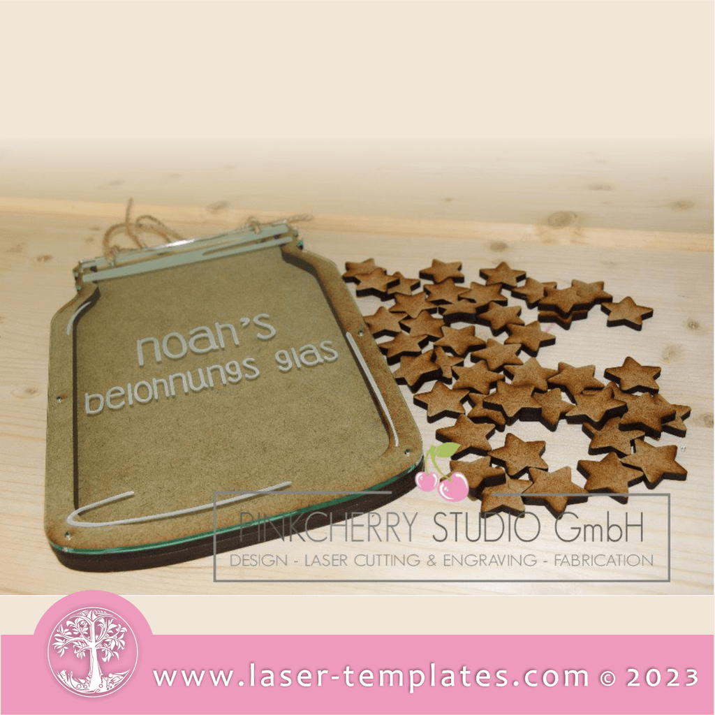 Reward Jar – Laser Ready Templates