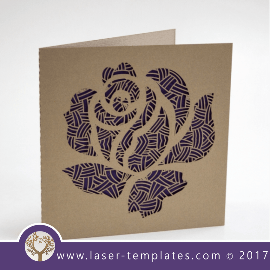 Laser cut template, wedding invite card, Get online now, free vector ...