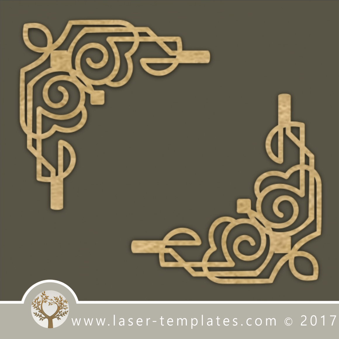 scrapbook corner template, laser cut designs download. – Laser Ready ...