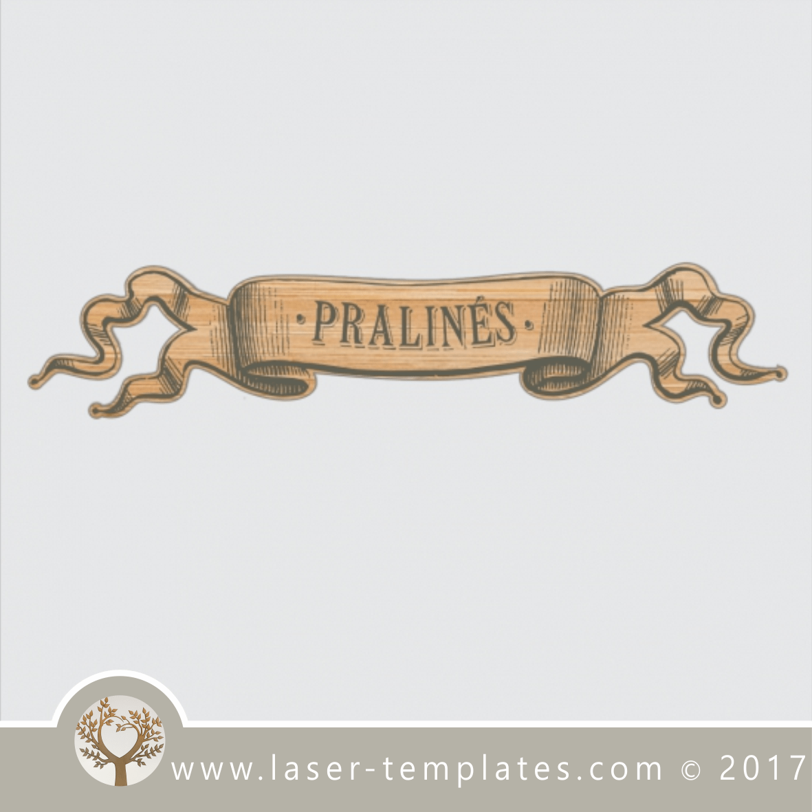 Vintage banner frame template, online laser template, design, pattern ...