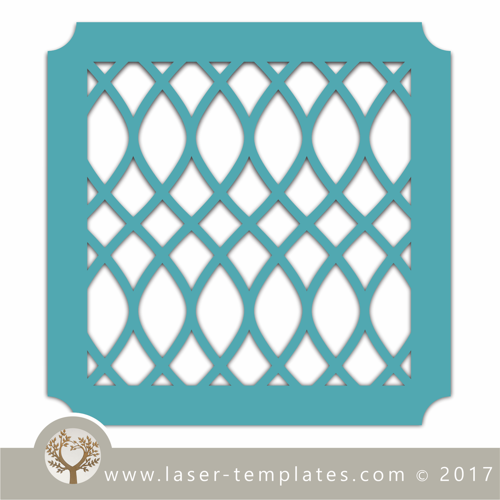 Seamless pattern stencil. Download templates for laser cutting. – Laser ...
