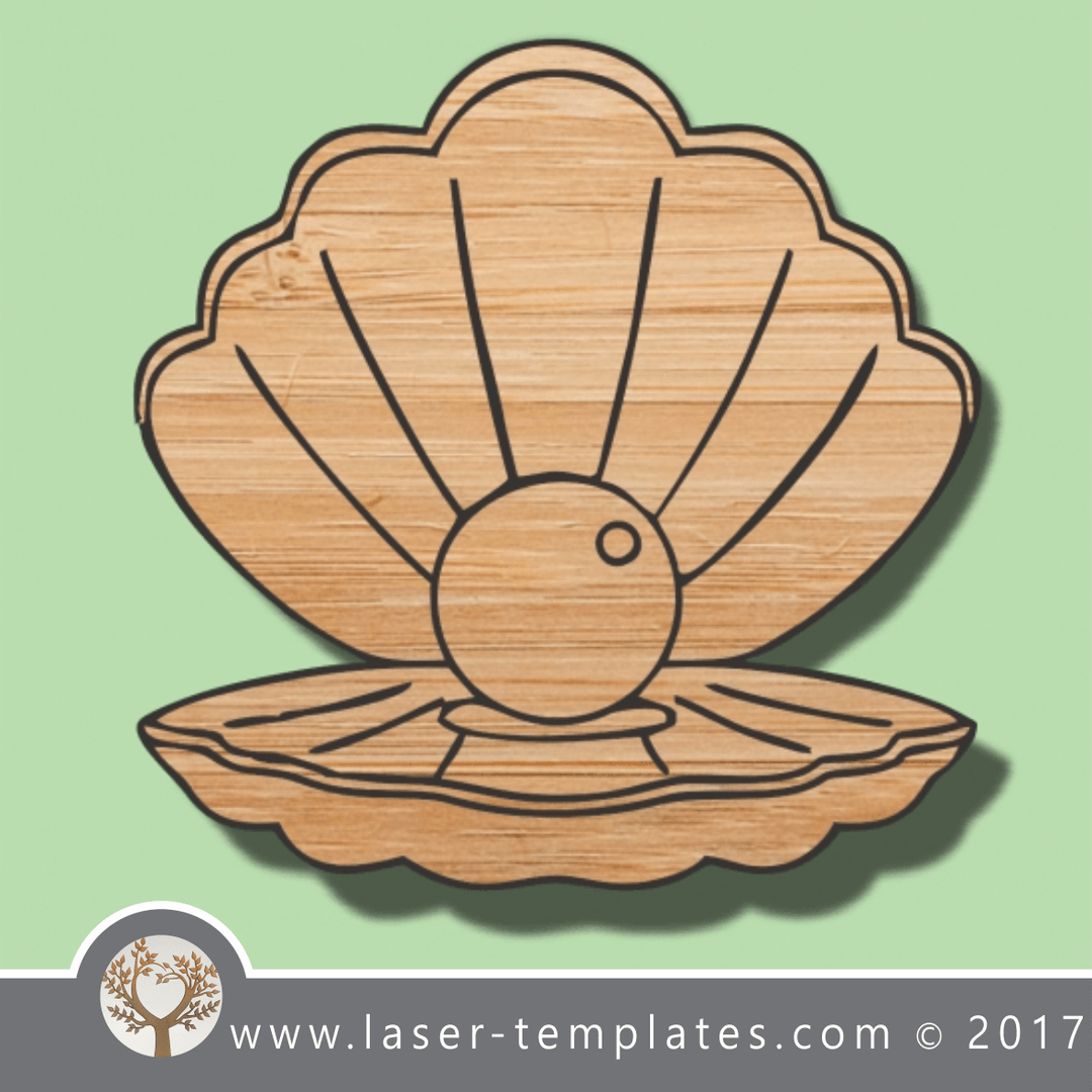 Shell template, online laser cut design store. Download Vector patterns ...