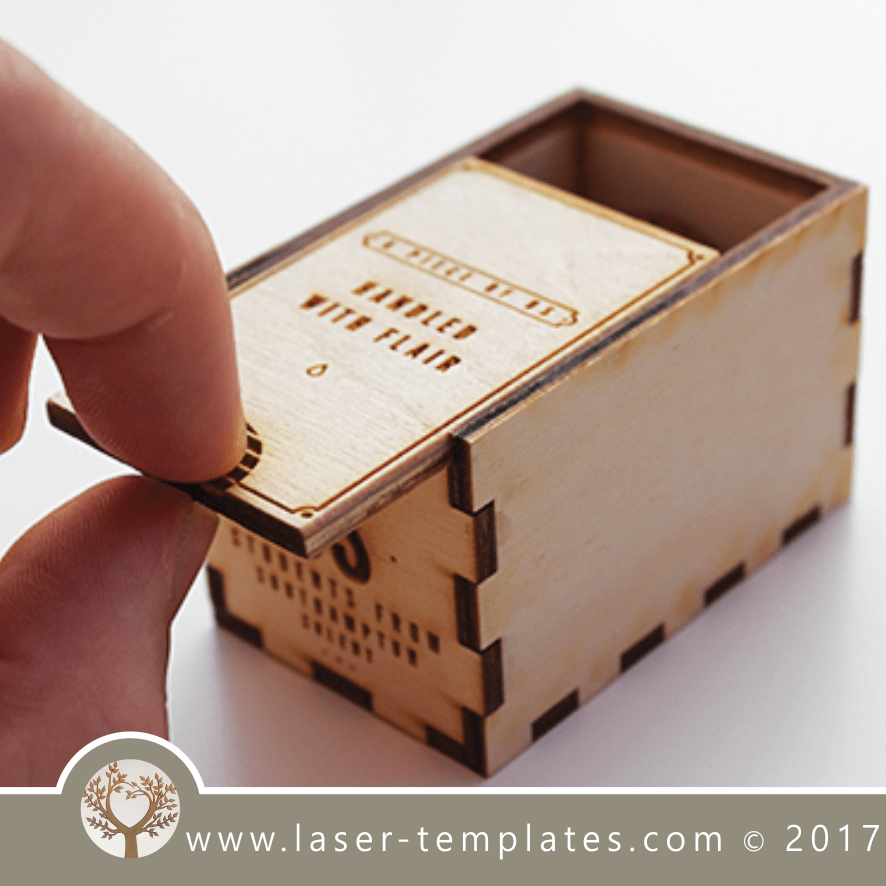 Sliding Box laser template. – Laser Ready Templates