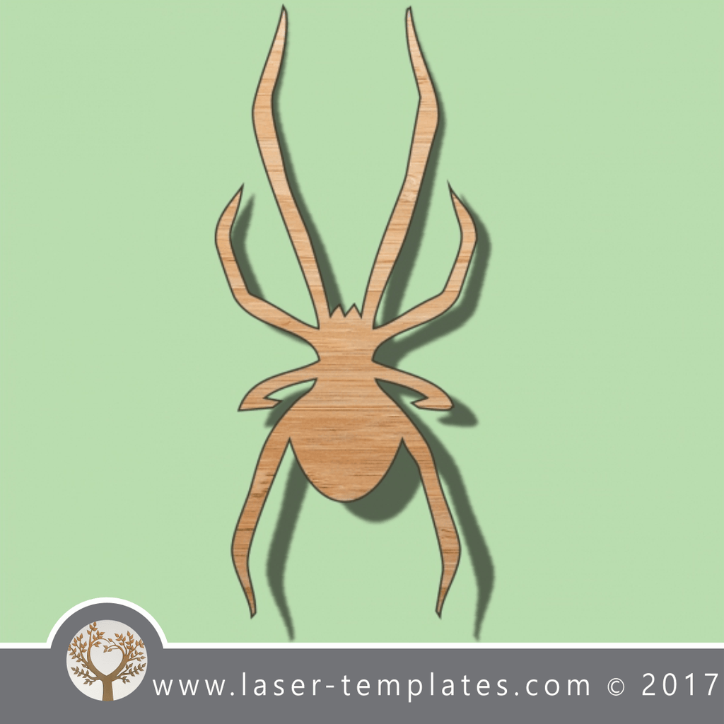 Spider template, online laser cut design store. Download Vector ...