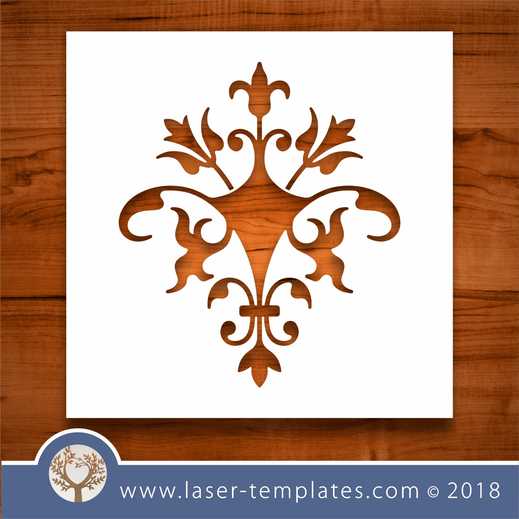 Laser Cut Spring Flower stencil Template. Shop designs online – Laser ...