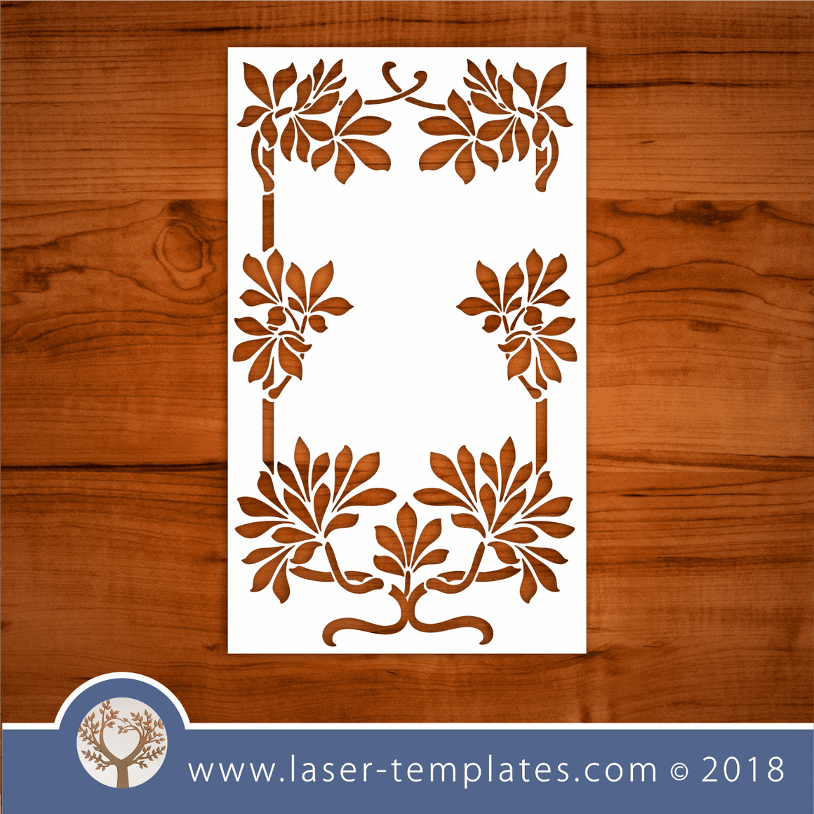 Laser Cut Spring Flower stencil Template. Shop designs online – Laser ...