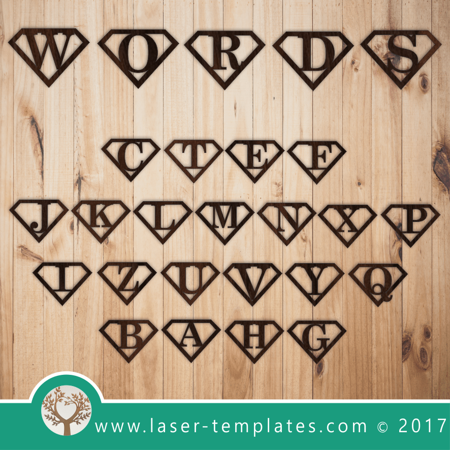 Laser Cut Superman Letters Template, Download Vector Designs Online ...