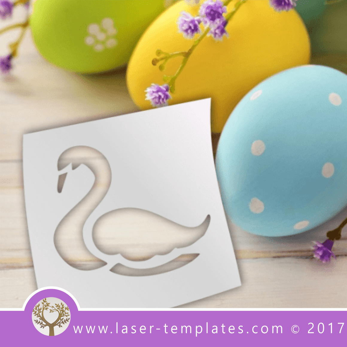 Swan stencil templates. Stencil for laser cut birds. Vector online ...