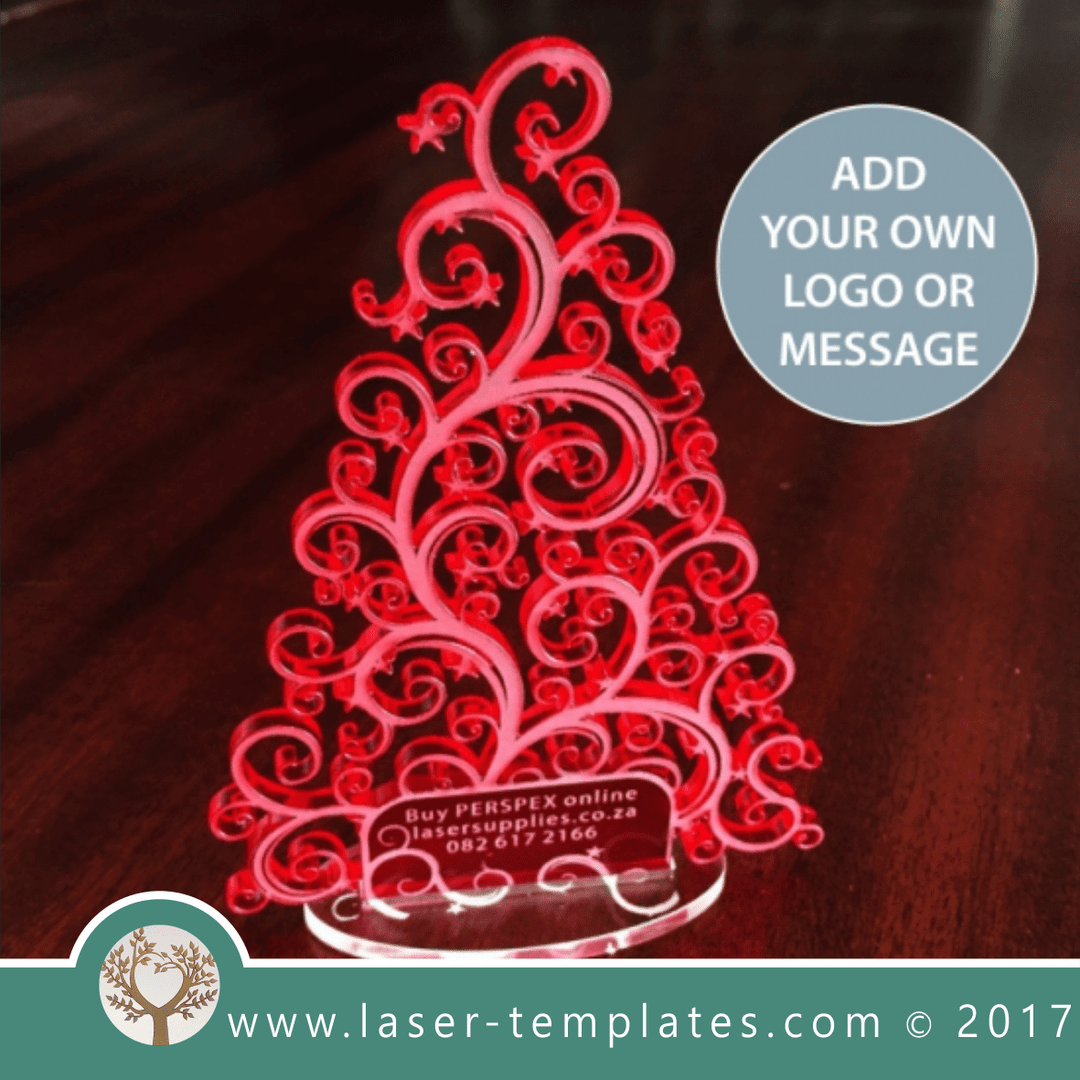 Laser cut tree template. Online 3d vector design download free patterns ...