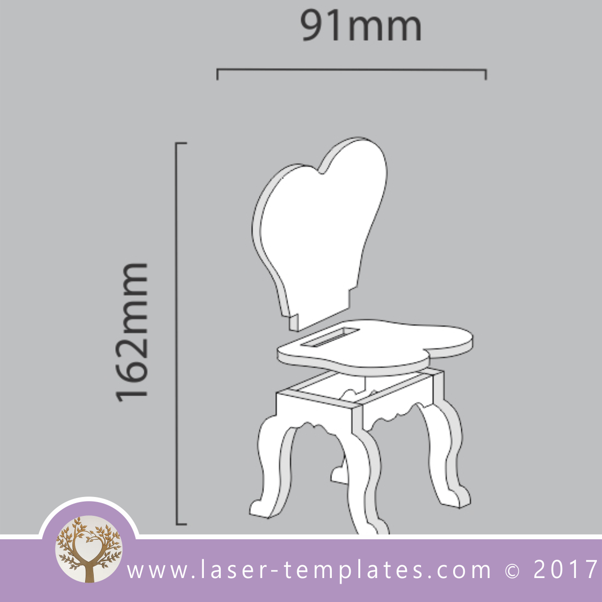 Laser cut doll chair and table template, Online store, free Vector ...