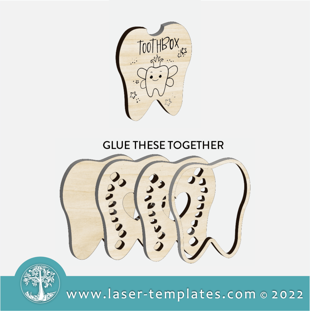 Tooth Box – Laser Ready Templates