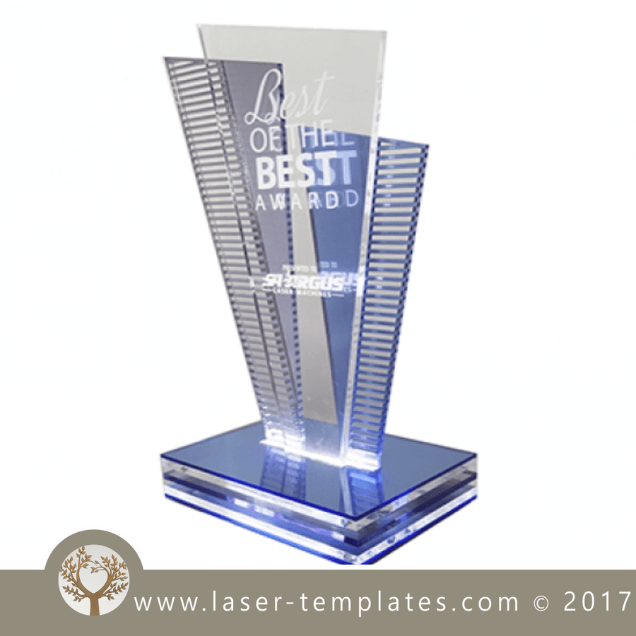 Trophy Template, laser cut Vector online store. Free designs every day ...