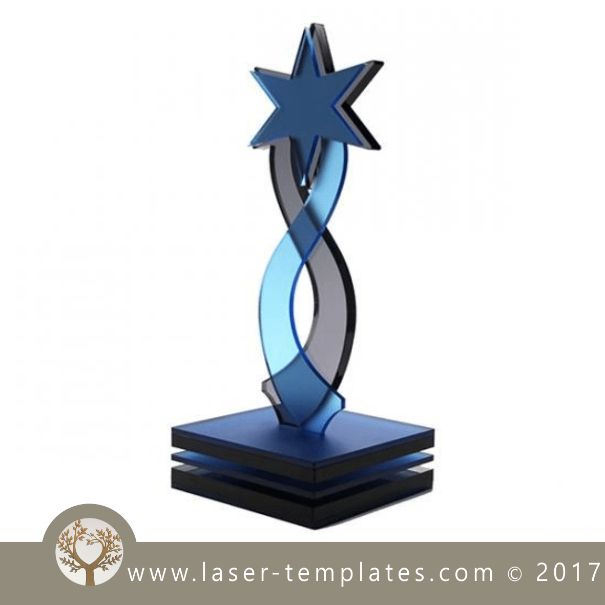 Trophy Template, laser cut Vector online store. Free designs every day ...