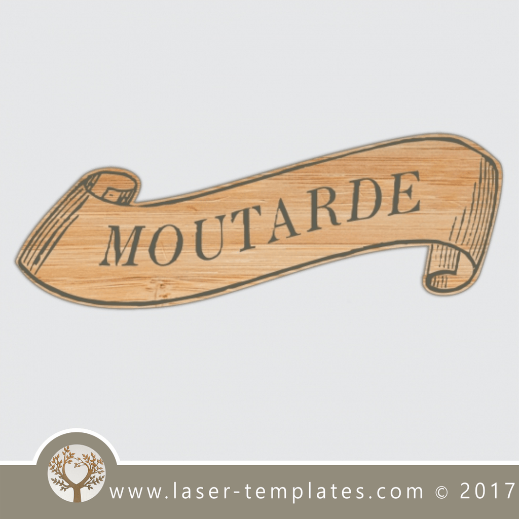 Vintage banner frame template, online laser template, design, pattern ...